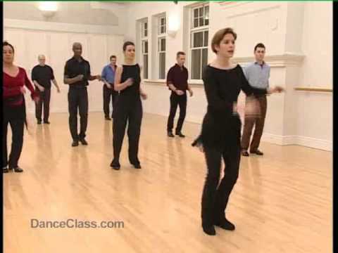 Salsa Basic Crossover Steps danced to music 18/22 - YouTube