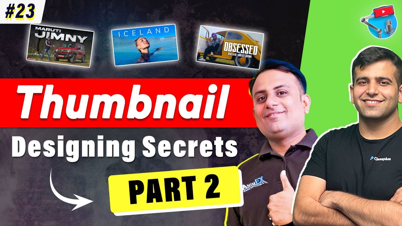 How to make Thumbnails for YouTube videos? (Part 2) | @AnimFX | CA ...