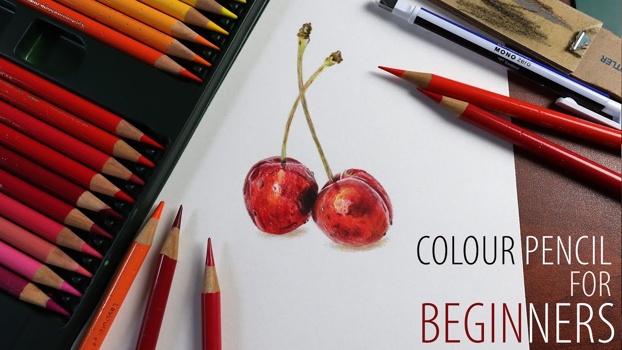 How to draw with Colored Pencils for Beginners - YouTube