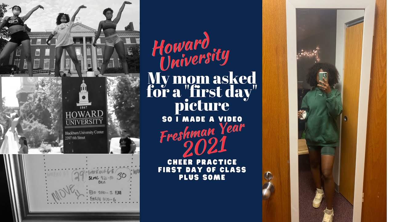 First Day Freshman Year at Howard University | Cheer Practice, First ...