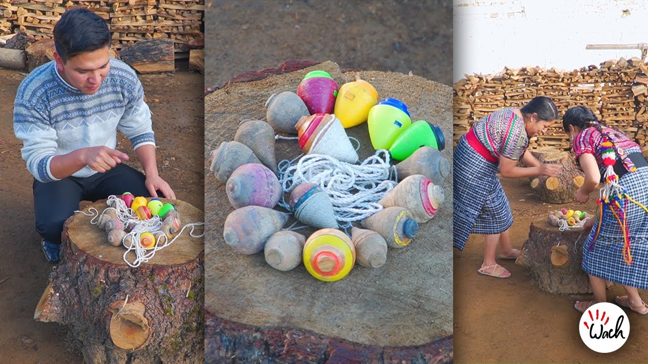 Jugando trompo y aprendiendo los Colores - YouTube