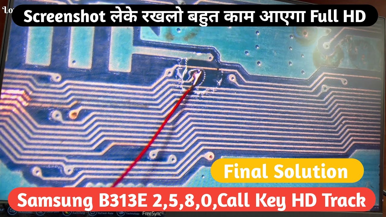 Samsung B313E 2,5,8,0,Call Key Not Working Final Solution in 4k HD ...