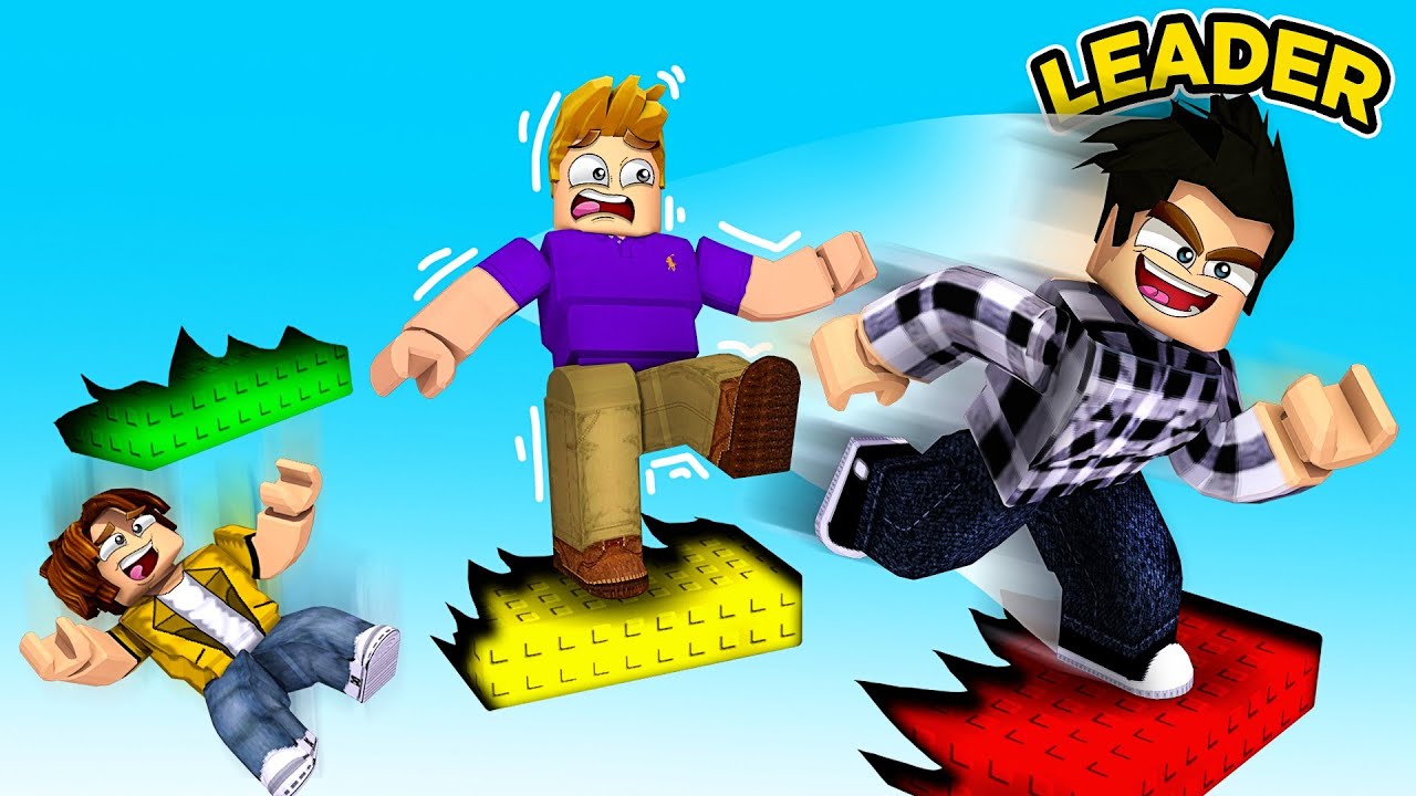 SUIVRE LE CHEF ou TOMBER DANS ROBLOX ! (Obby Leader) - YouTube