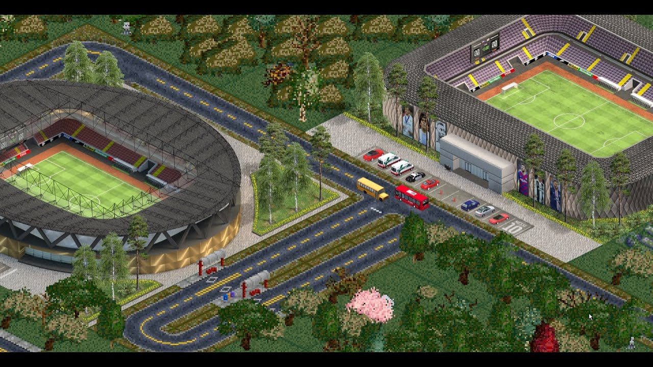 Nice Stadium from OpenTTD] Temporal8´s Real 32bpp 1.0 - YouTube