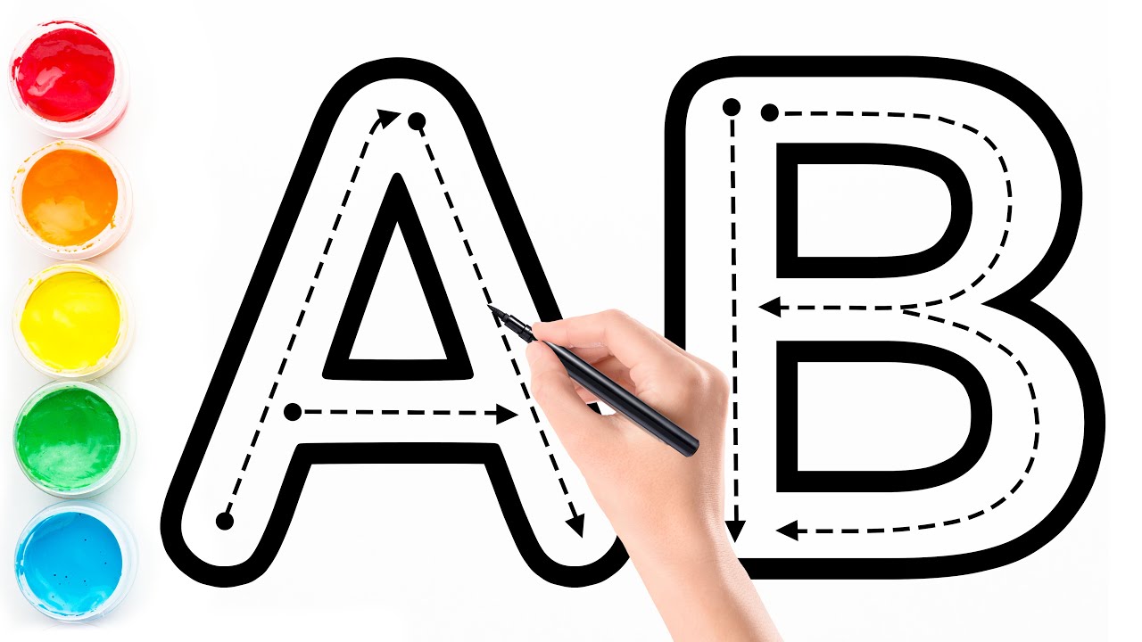 Easy Learning abc for Kids and Toddlers | abcd Drawing Song | Alphabet ...