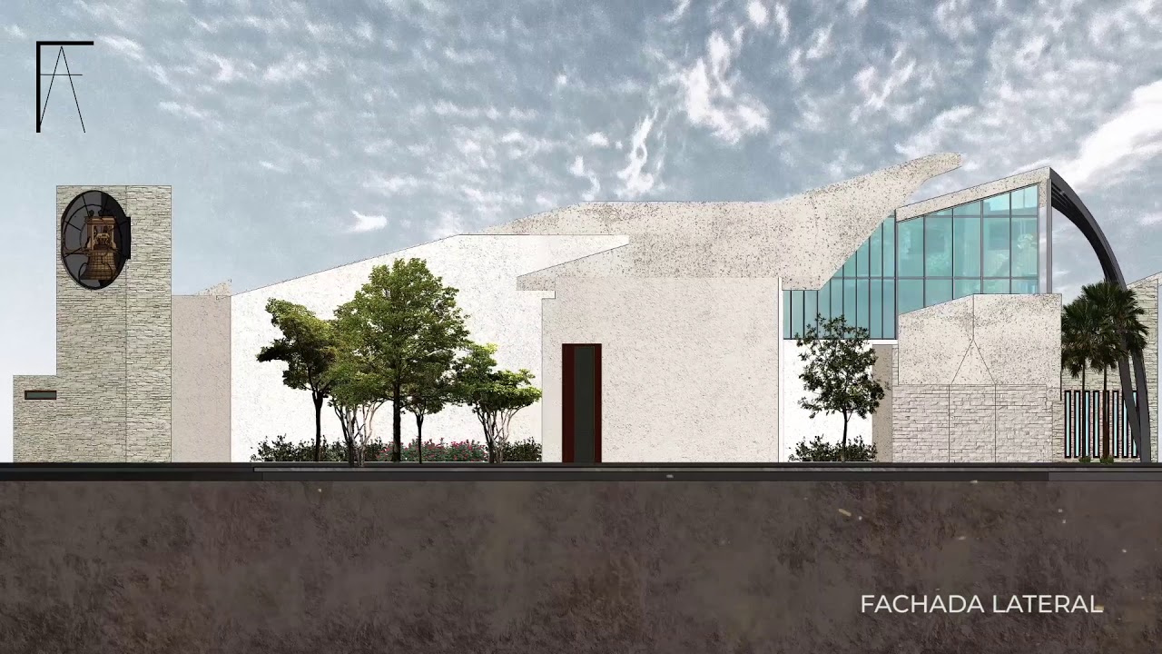 Presentación de Diseño Arquitectónico | Templo Católico | FA Arq - YouTube