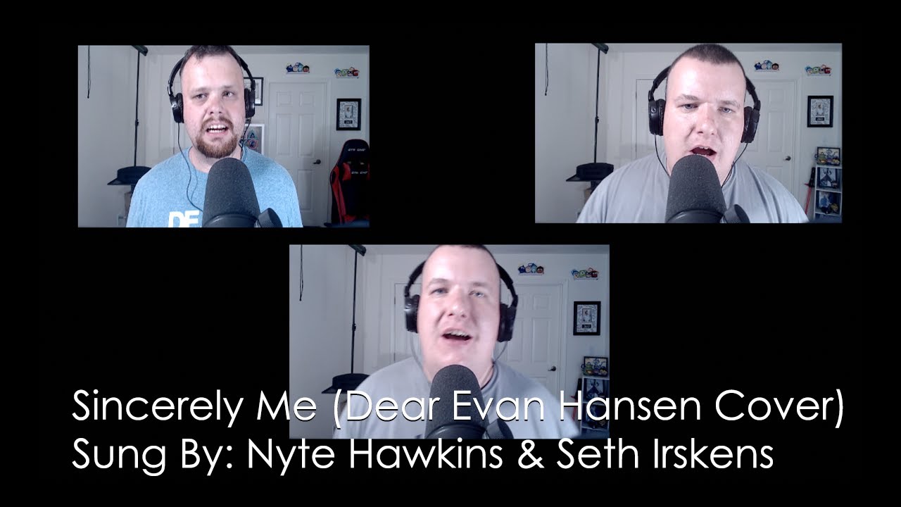 Sincerely Me Dear Evan Hansen Song Cover - Nate Michaels - YouTube