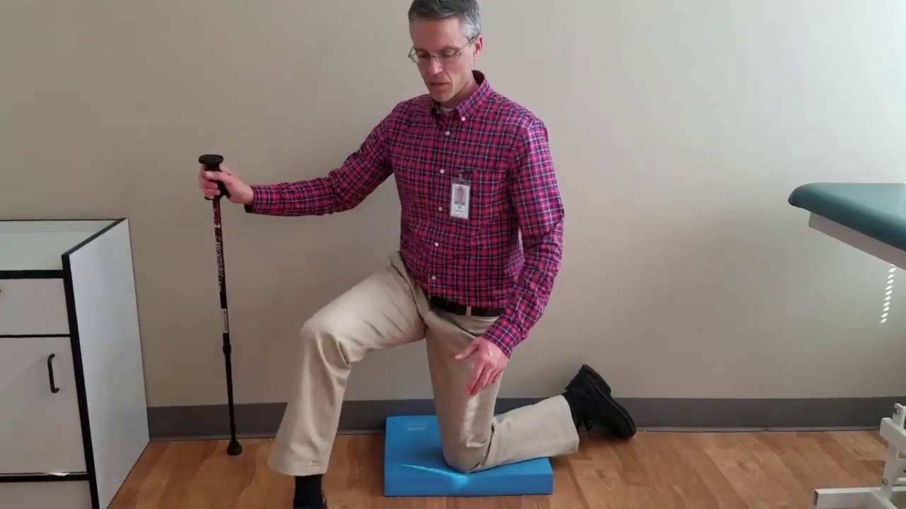 Hip Internal Rotation - Half Kneeling - YouTube