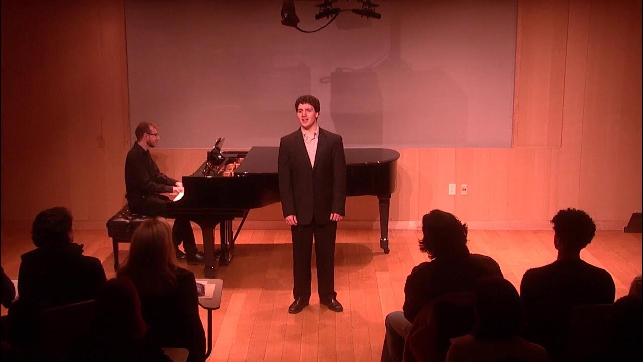 Connor Burns Senior Recital - NYU Steinhardt Vocal Performance - YouTube