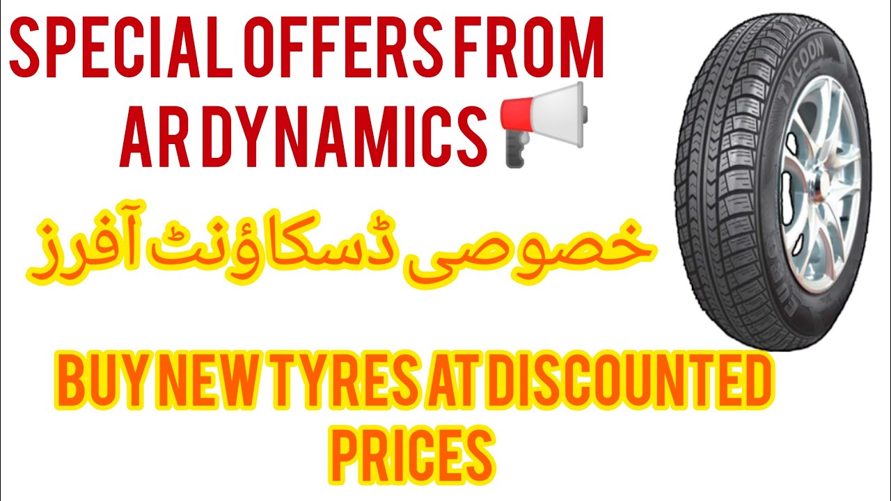 Special discount on all tyres | Buy new tyres at discounted prices ...