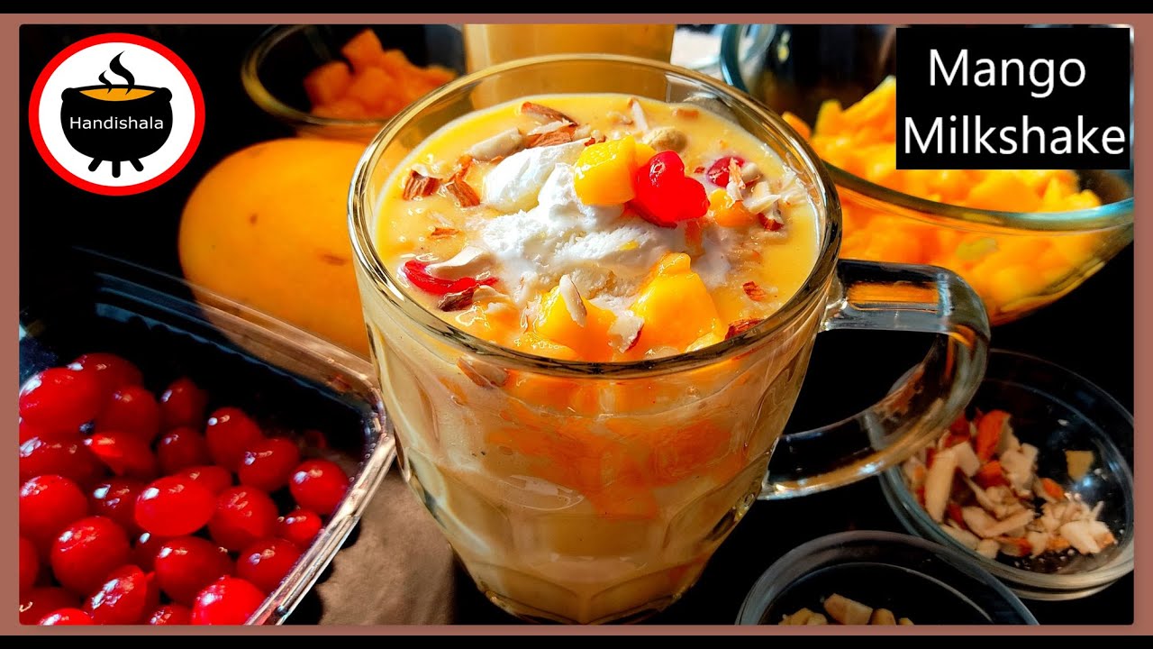 Mango Milkshake Recipe | Mango Smoothie | Summer Drinks | Indian Mango ...