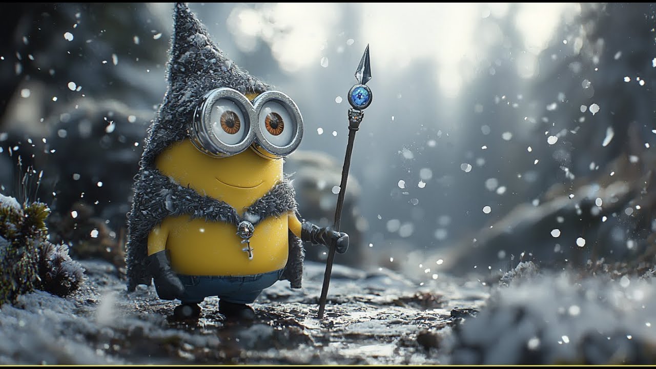 🎶 ️ Minion and the Snowy Adventure 🎶 ️ - YouTube