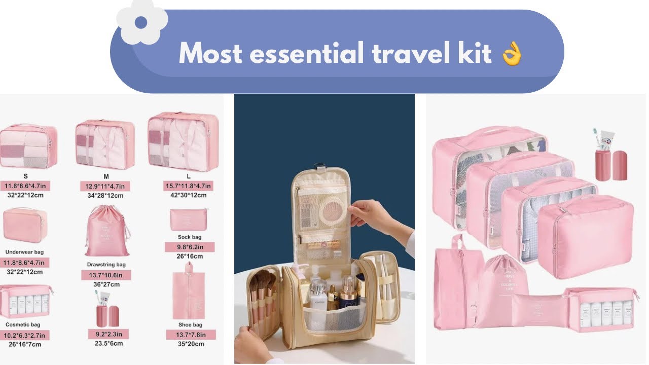 Travel essential kits from amazon | must buy item for a tourist 💯 - YouTube
