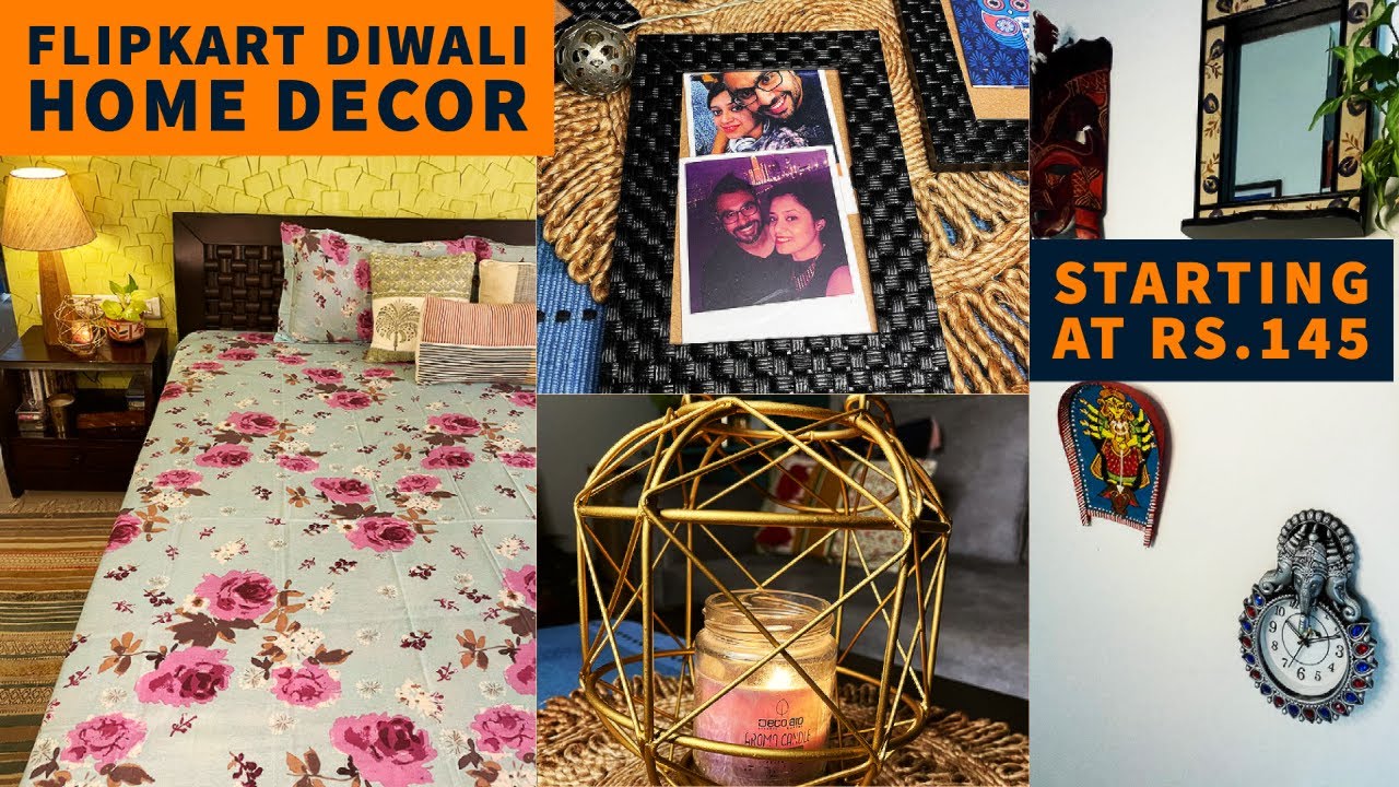 *HUGE* FLIPKART HOME DECOR HAUL | BUDGET FRIENDLY DIWALI HOME DECOR | # ...