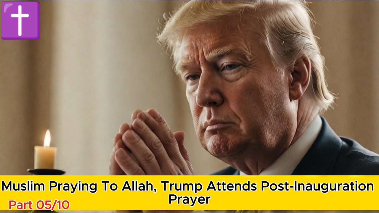 Muslim Praying To Allah, Trump Attends Post-Inauguration Prayer Ft ...