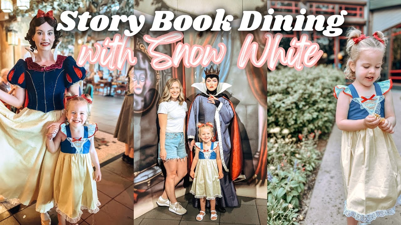 Story Book Dining with SNOW WHITE | Best Character Dining at Disney ...