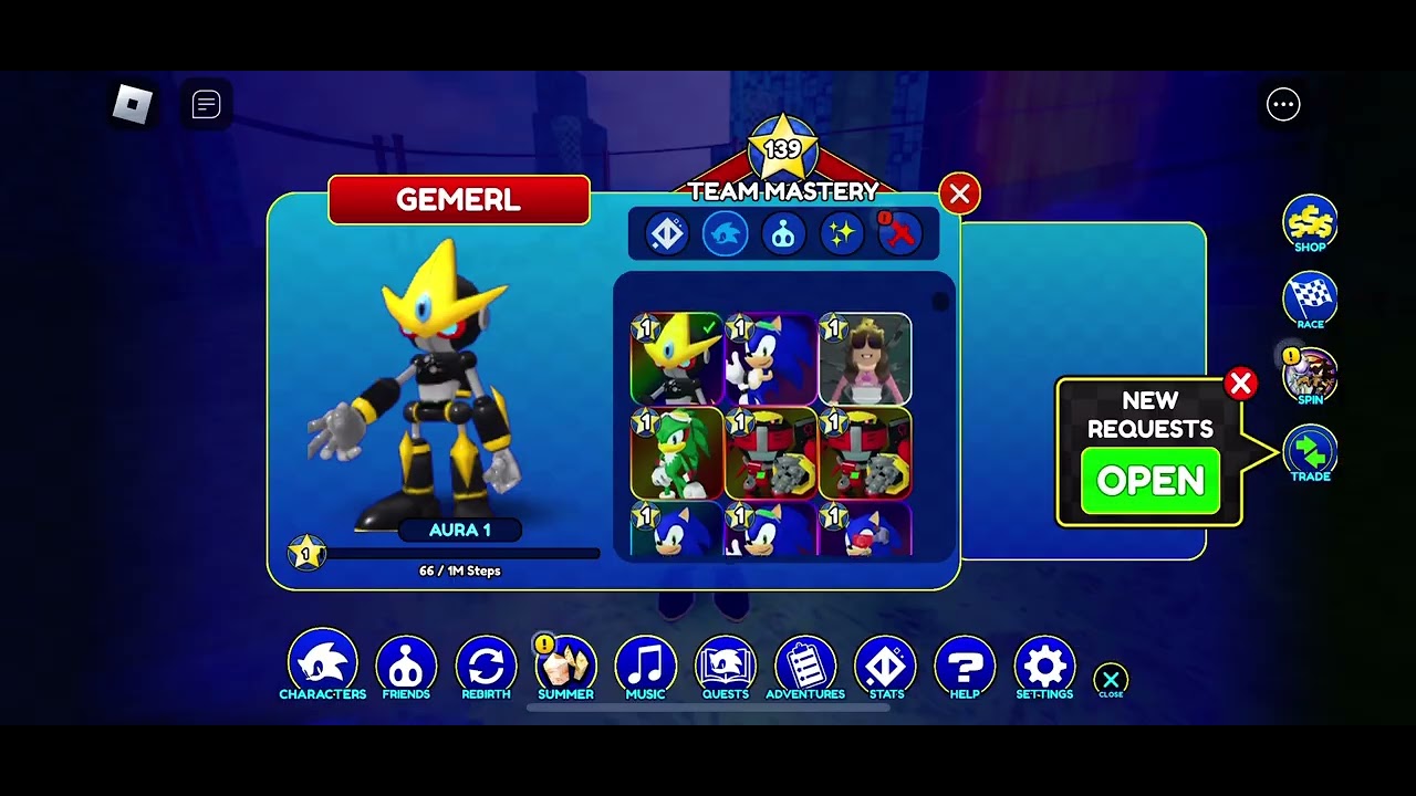 Roblox: Sonic Speed Simulator: Gemerl the robot 🤖 - YouTube