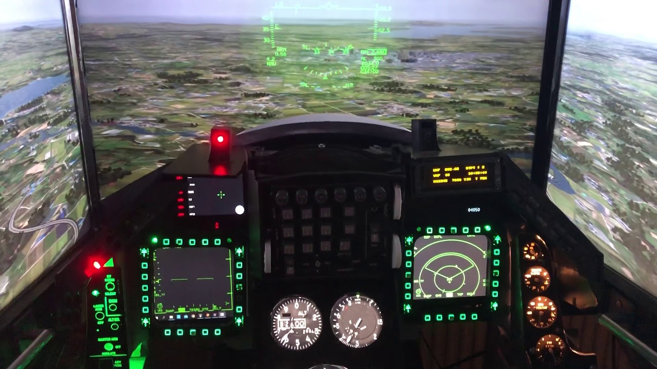 F4 F16 home cockpit f4 bms f4toserial yame64 - YouTube