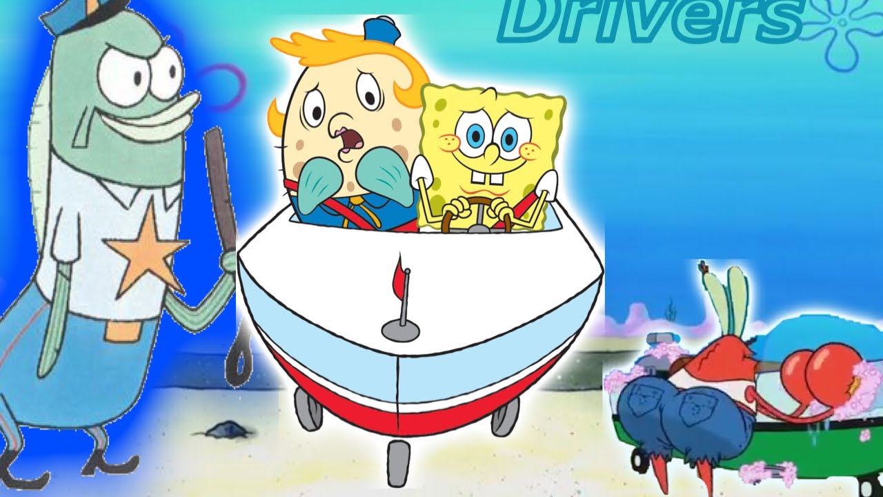 Drivers portrayed by spongebob - YouTube