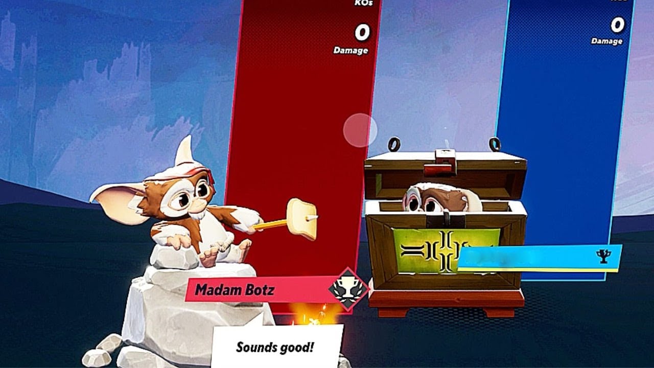 MultiVersus Gizmo Winning And Losing Animations - YouTube