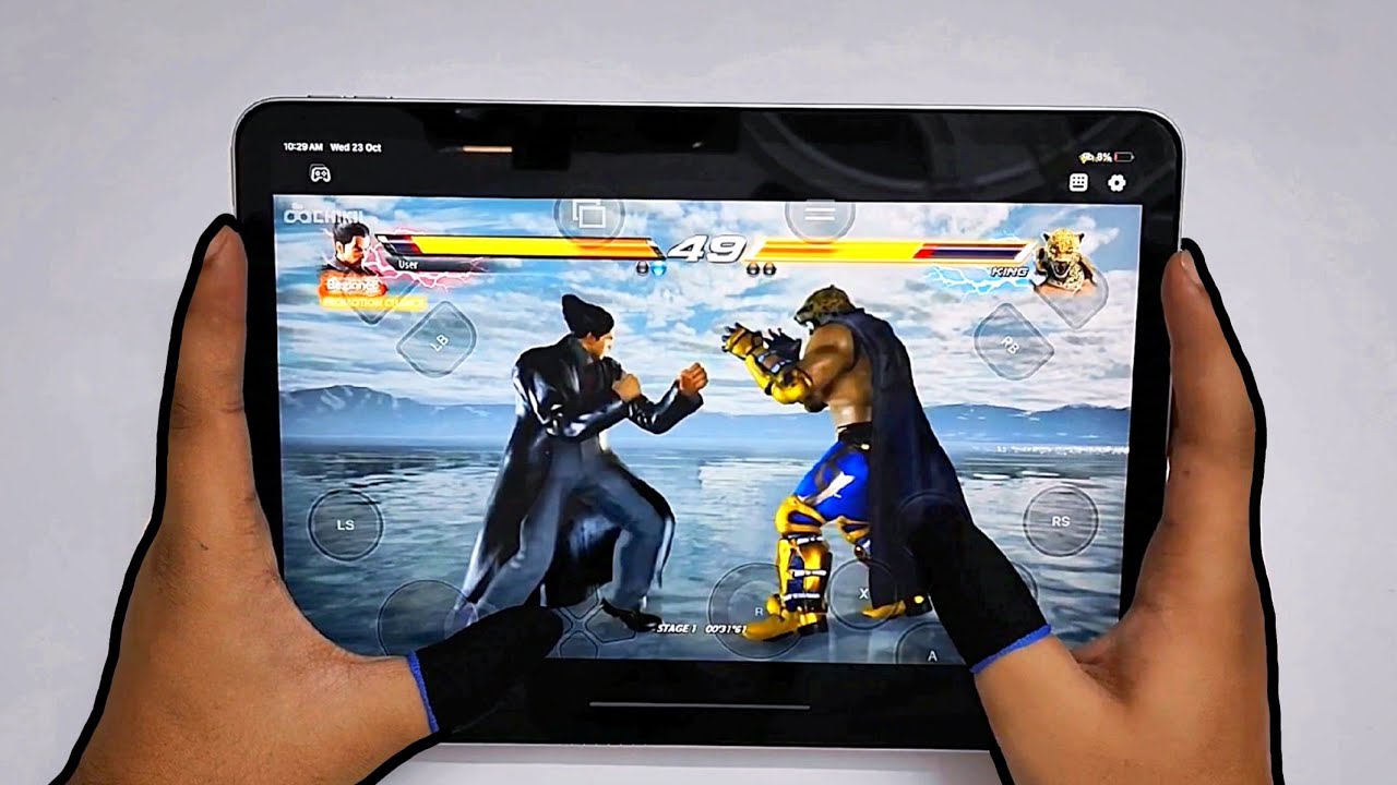 Playing Tekken 7 on my iPad via Cloud Gaming - YouTube
