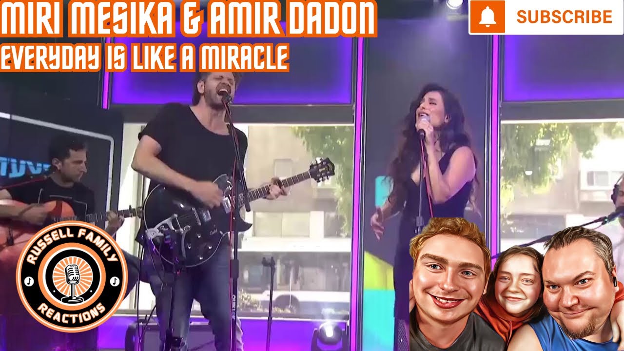 Miri Mesika and Amir Dadon Every Day Is Like A Miracle Live Performance ...