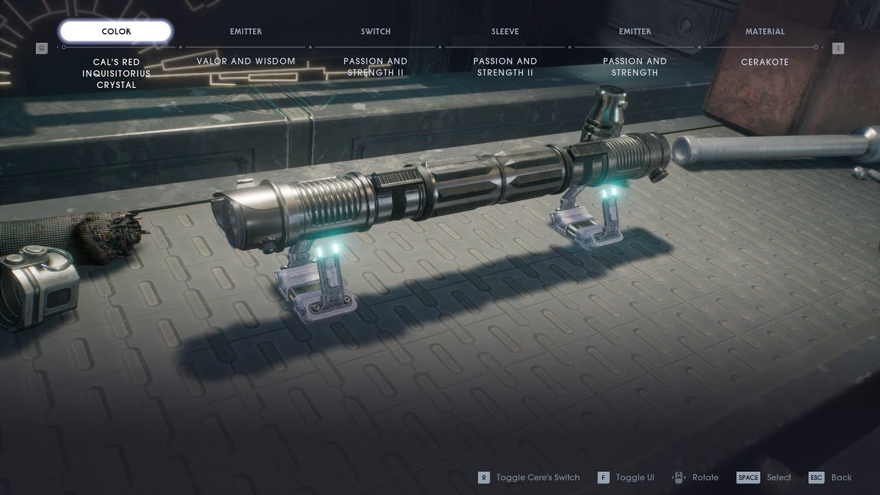Jedi Fallen Order: Darth Vader's Lightsaber build!!! - YouTube