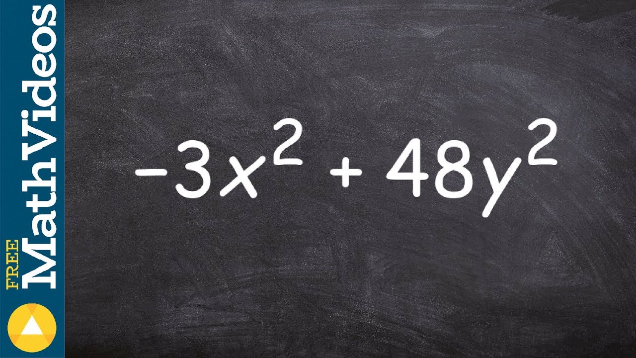 How to factor a binomial by factoring out the GCF as well as by ...