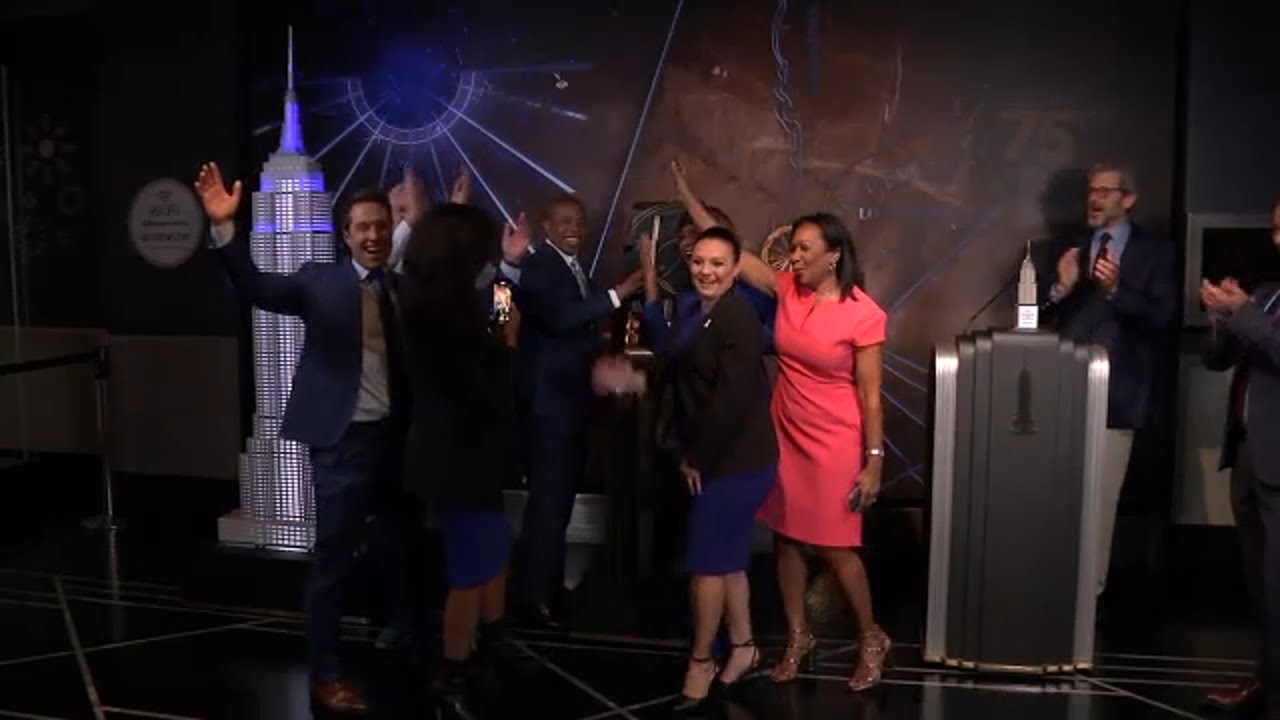 Celebrating 75 years of Eyewitness News at the Empire State Building ...