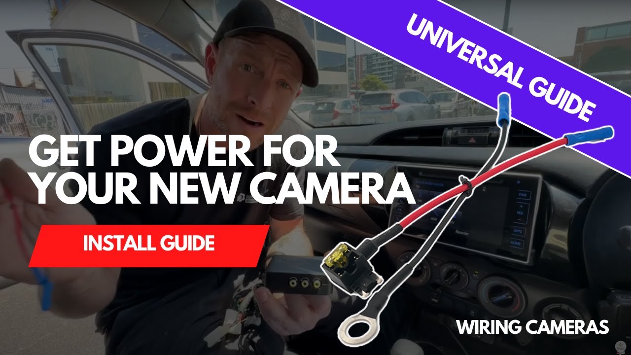 How To Wire a Trailer Camera, Caravan Camera or Front Camera | Finding ...