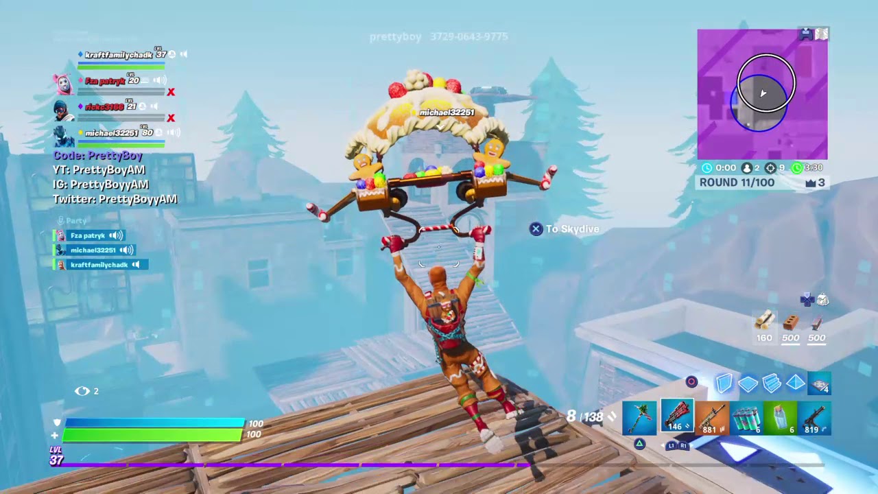 Fortnite picaxe evrybody - YouTube