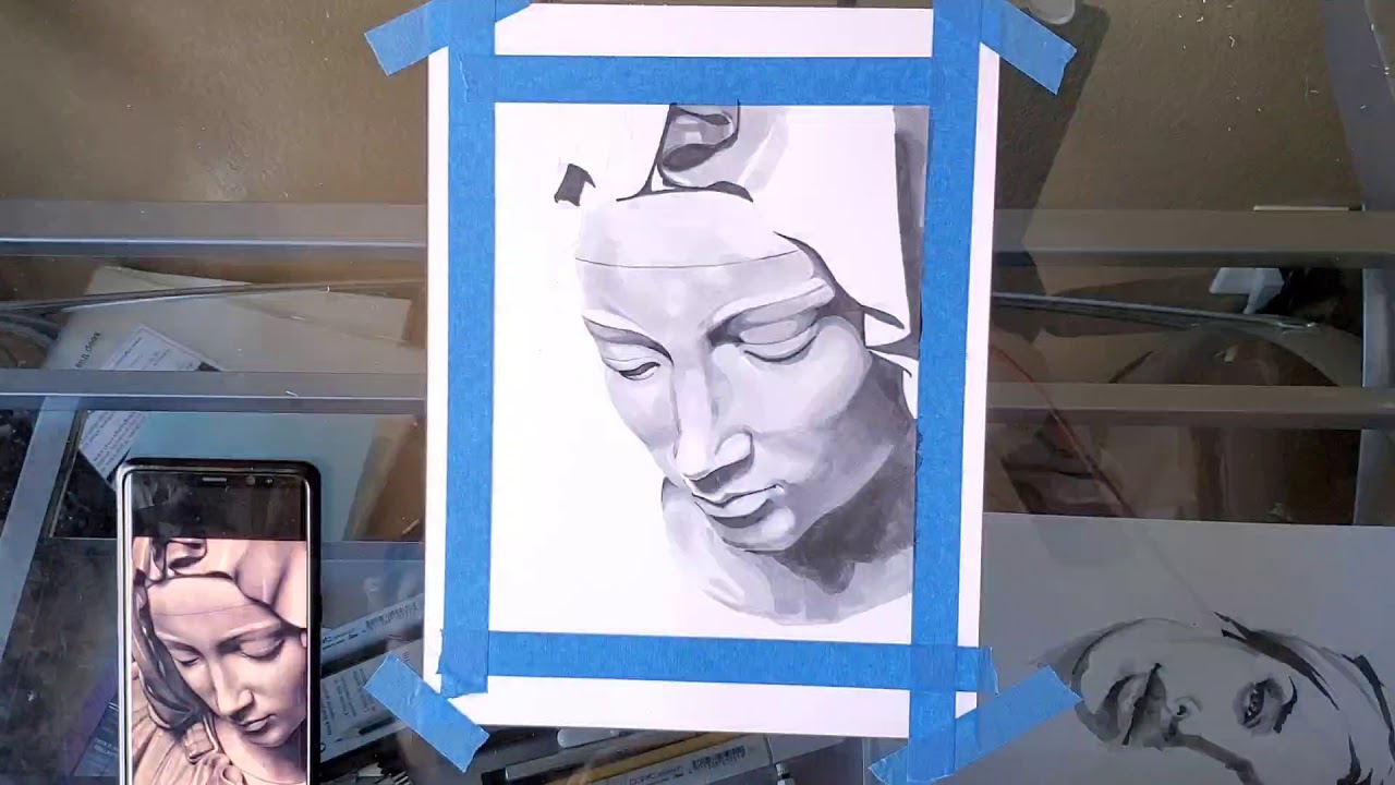 Drawing Pietà | Timelapse - YouTube
