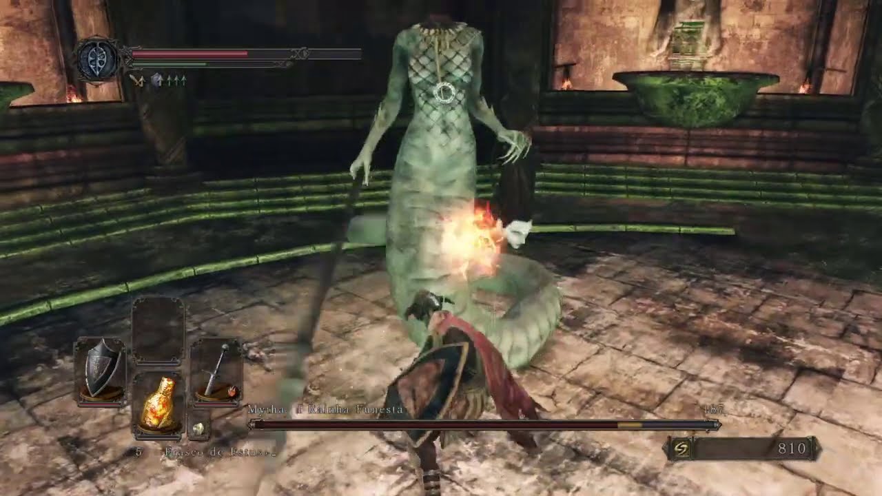 DARK SOULS II - Mytha, a Rainha Funesta (Gameplay PS4) - YouTube