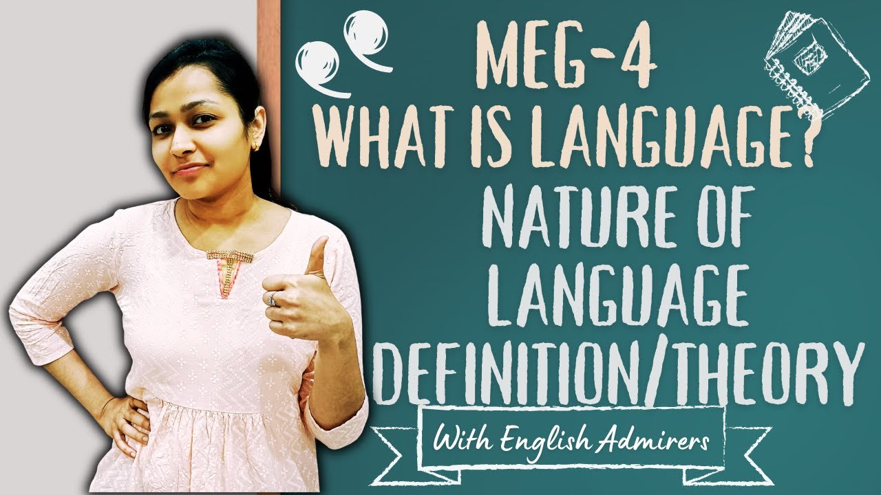 Block-1, Unit-1, What is language? Introduction, meaning, definition ...