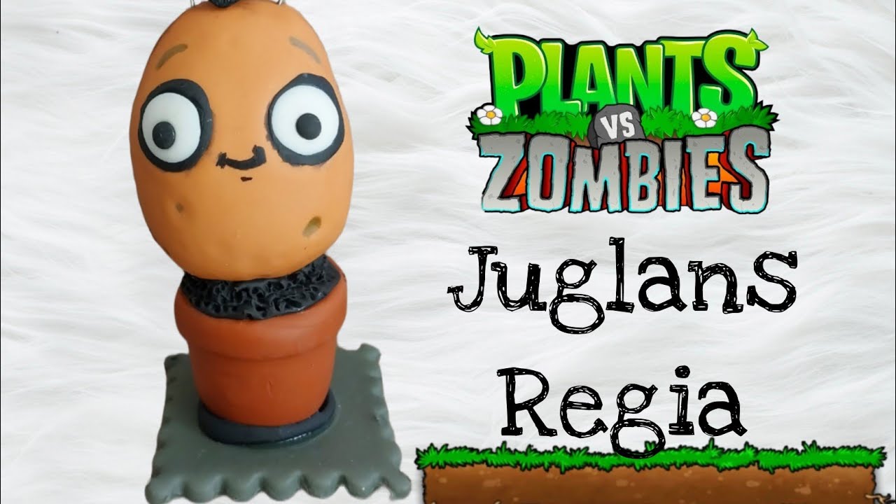 Tutorial Nuez Juglans Regia Plantas vs Zombies en Pasta Flexible o ...