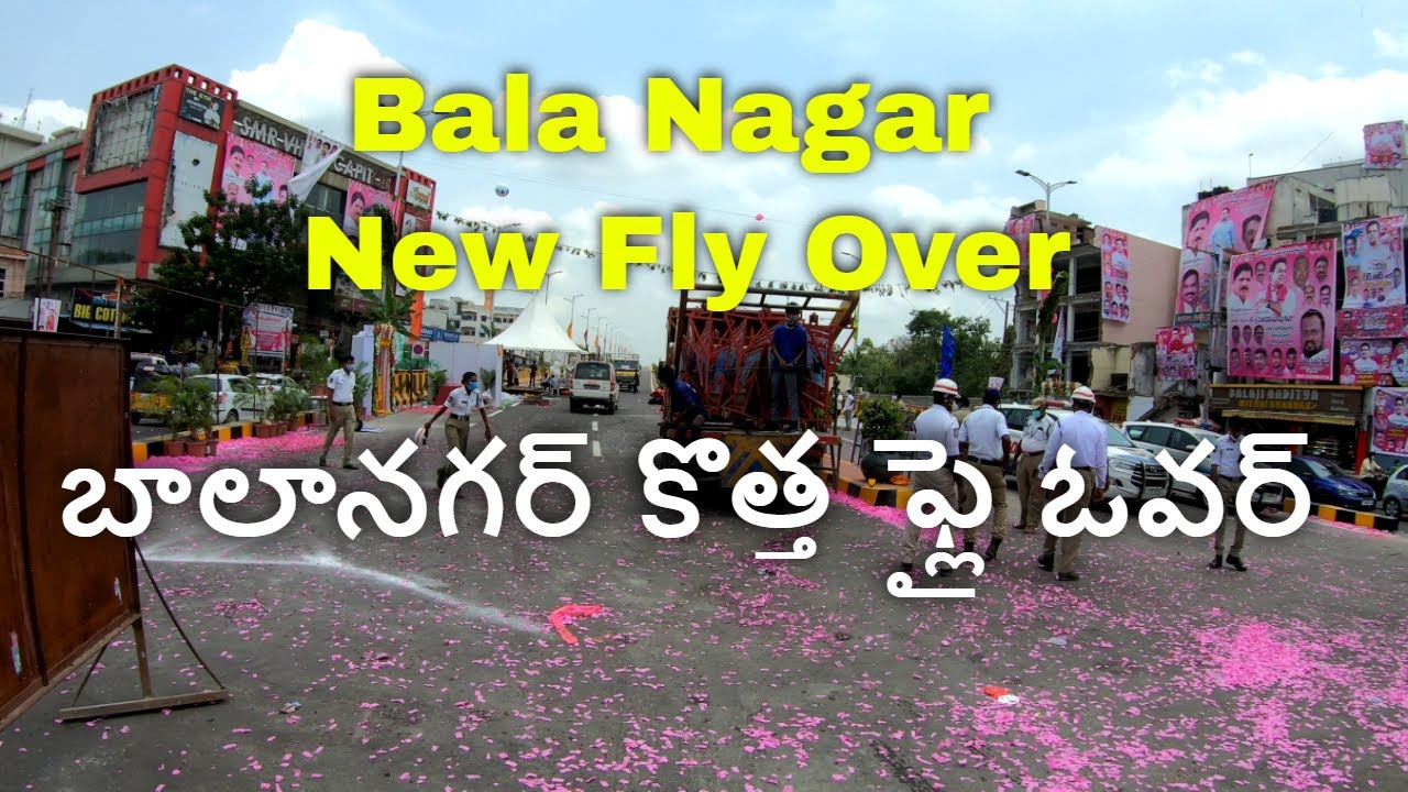 Bala Nagar fly over finished and ready for public use │ #Hyderabad ...