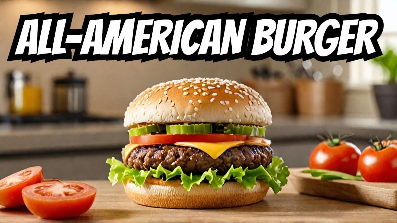 All-American Burger | How to Make Hamburger | Hamburger Recipe - YouTube