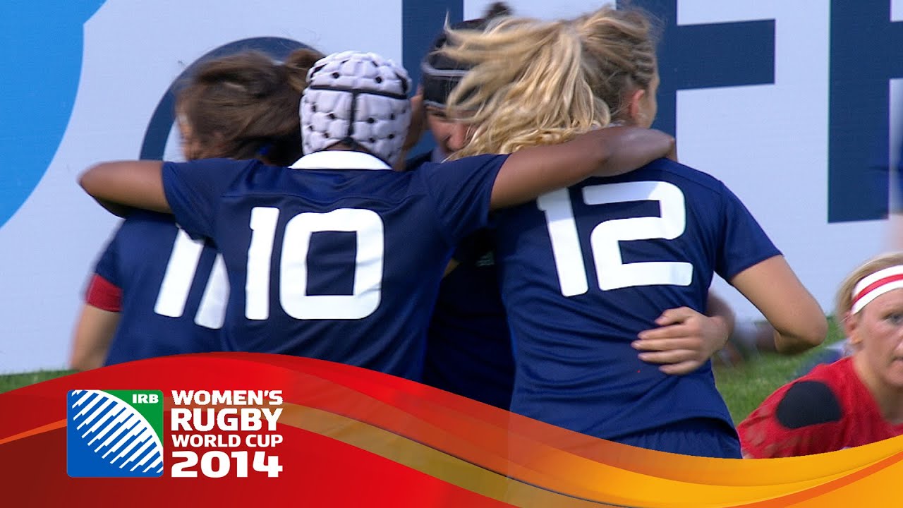 [HIGHLIGHTS] France 26-0 Wales at Women's Rugby World Cup - YouTube