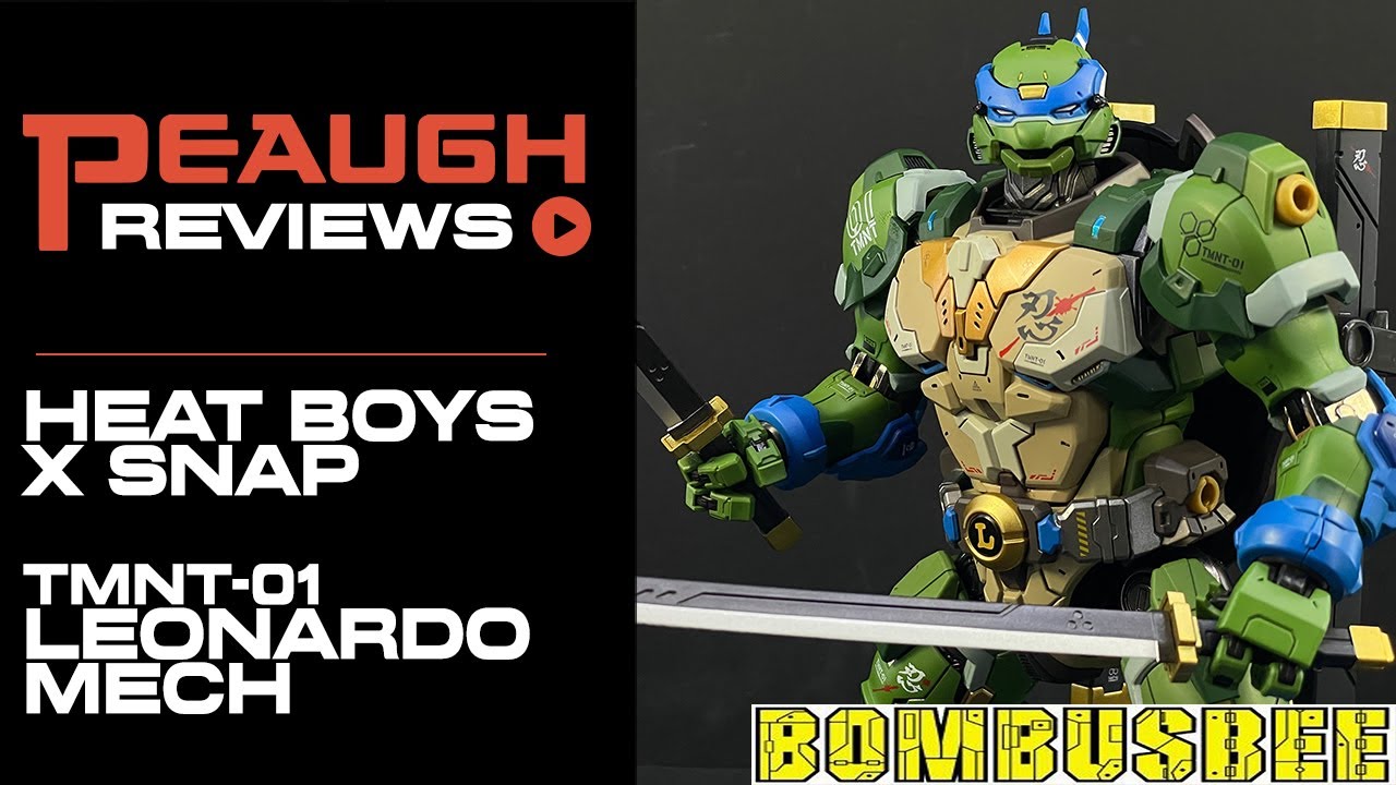 Video Review Heat Boys TMNT 01 LEONARDO MECH YouTube