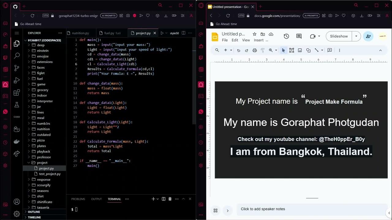 CS50 Python Final Project - YouTube