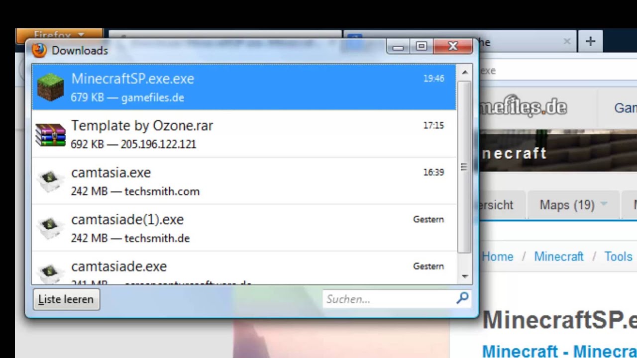 Minecraft KOSTENLOSE VOLLVERSION [GERMAN] Toturial [HD] - YouTube