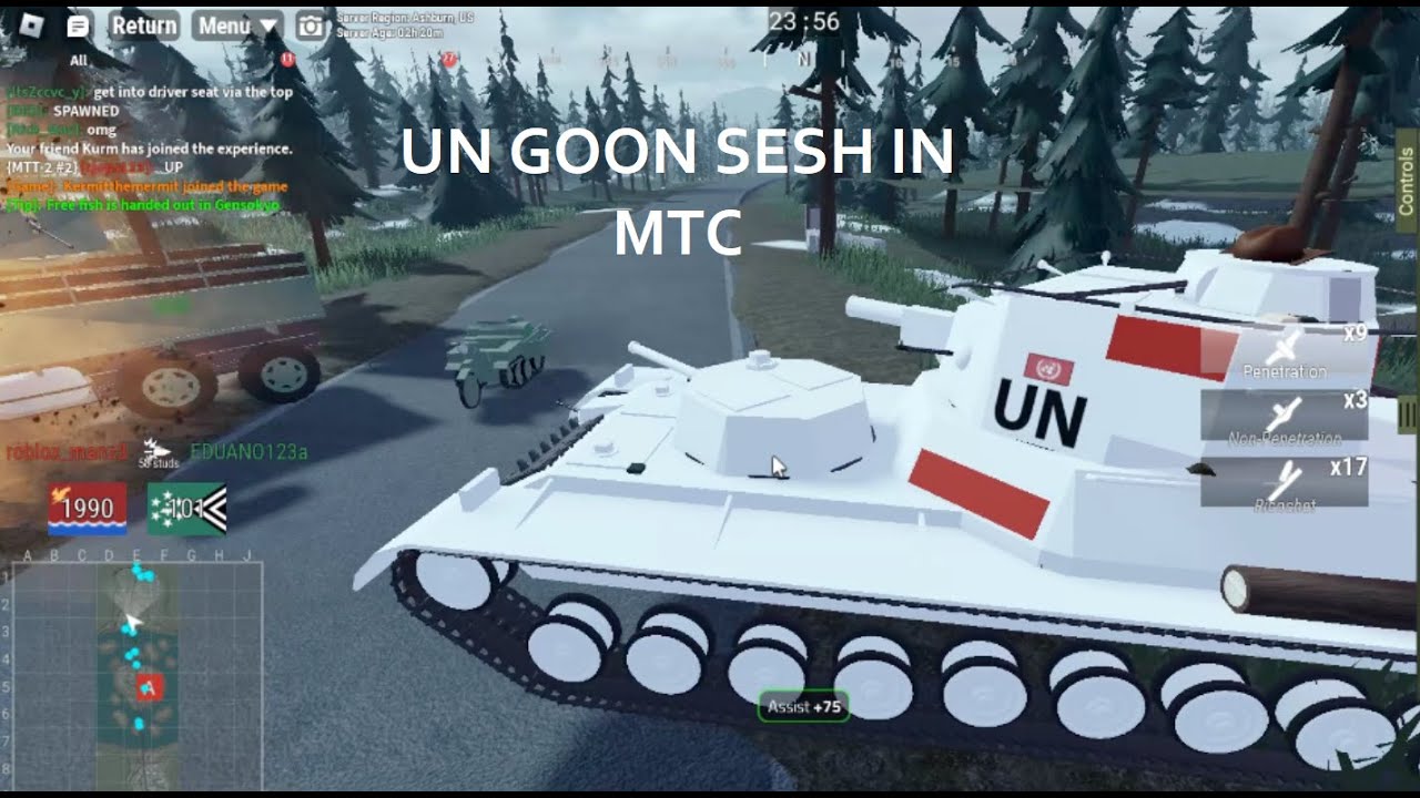 UN Goon Session in MTC 4 with the new vehicles - YouTube
