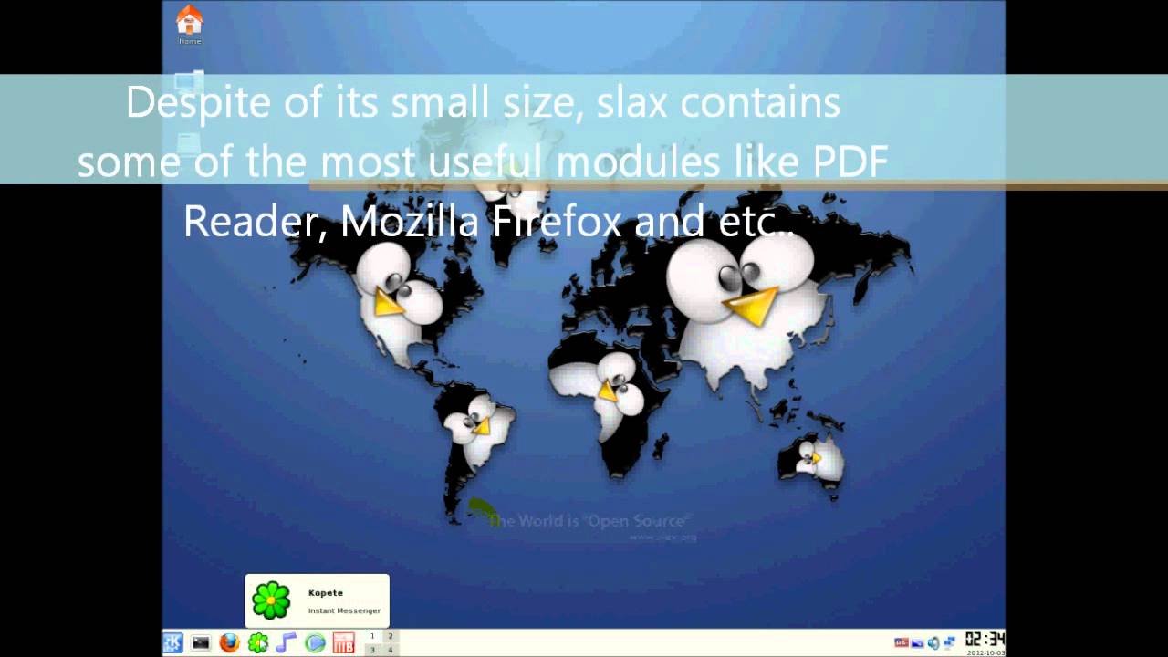 Tutorial Linux Slax 6.1.2 - YouTube