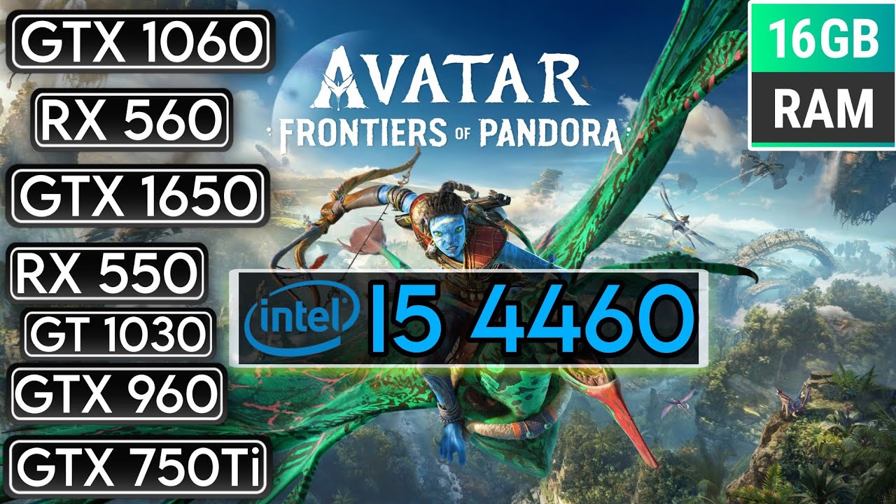 Avatar: Frontiers of Pandora | GTX 1650 , GTX 1060 , GTX 960 , RX 560 ...