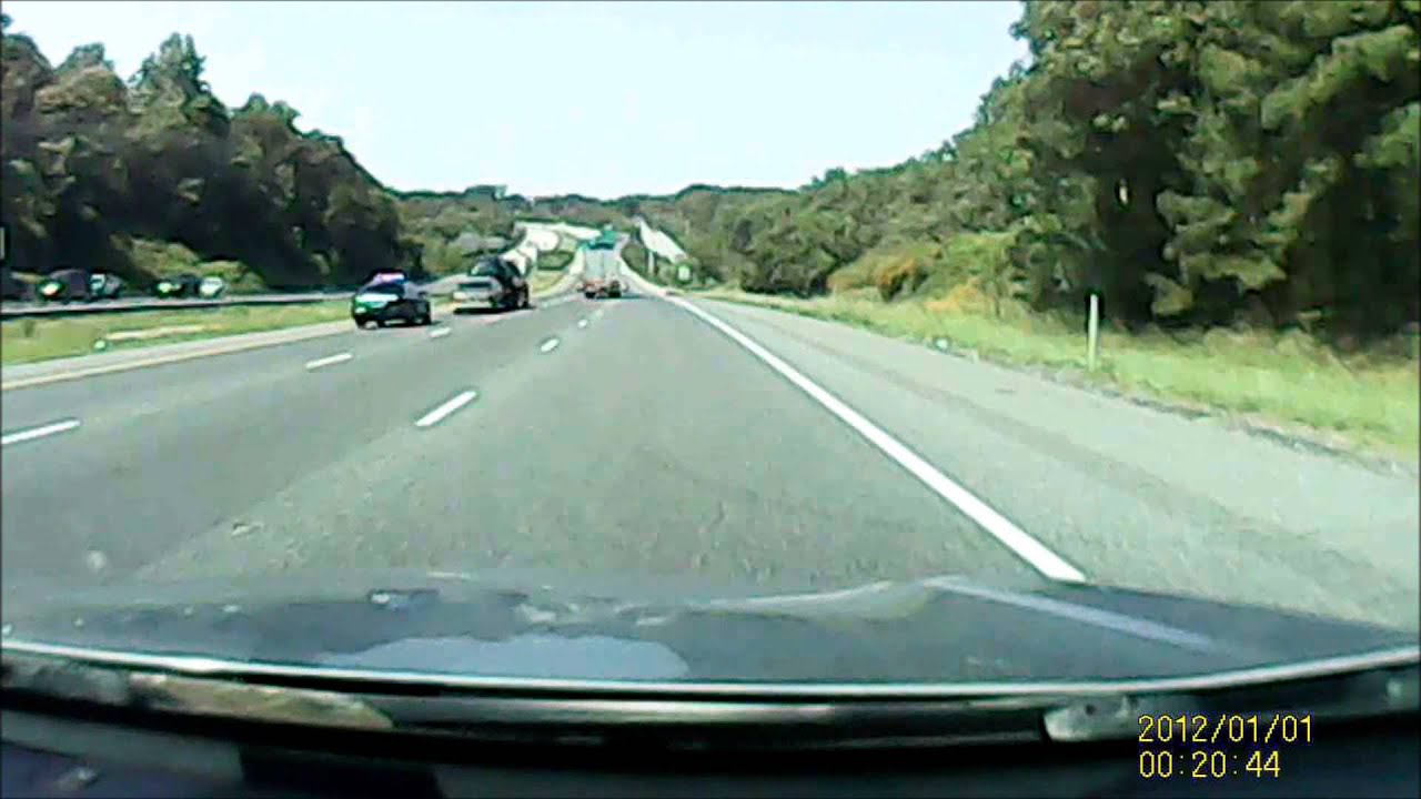 Police Try, Fail to Pull Over Left Lane Hog - YouTube