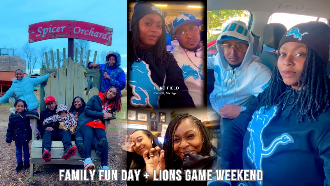 Family Fun Day At Spicers Orchards + Date Night At The Detroit Lions ...