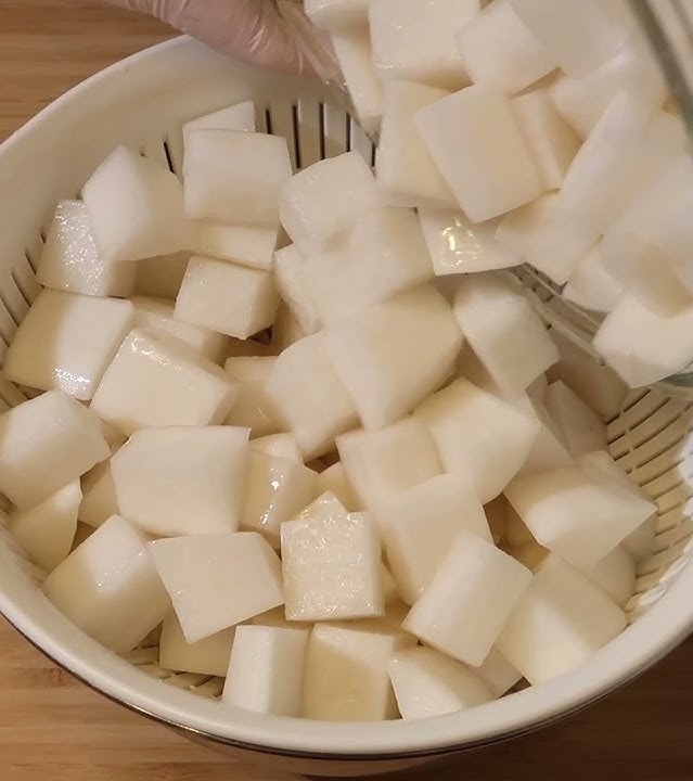 아삭아삭한 깍두기 정말 맛있어요 깍두기 담그는 법 Shorts Youtube