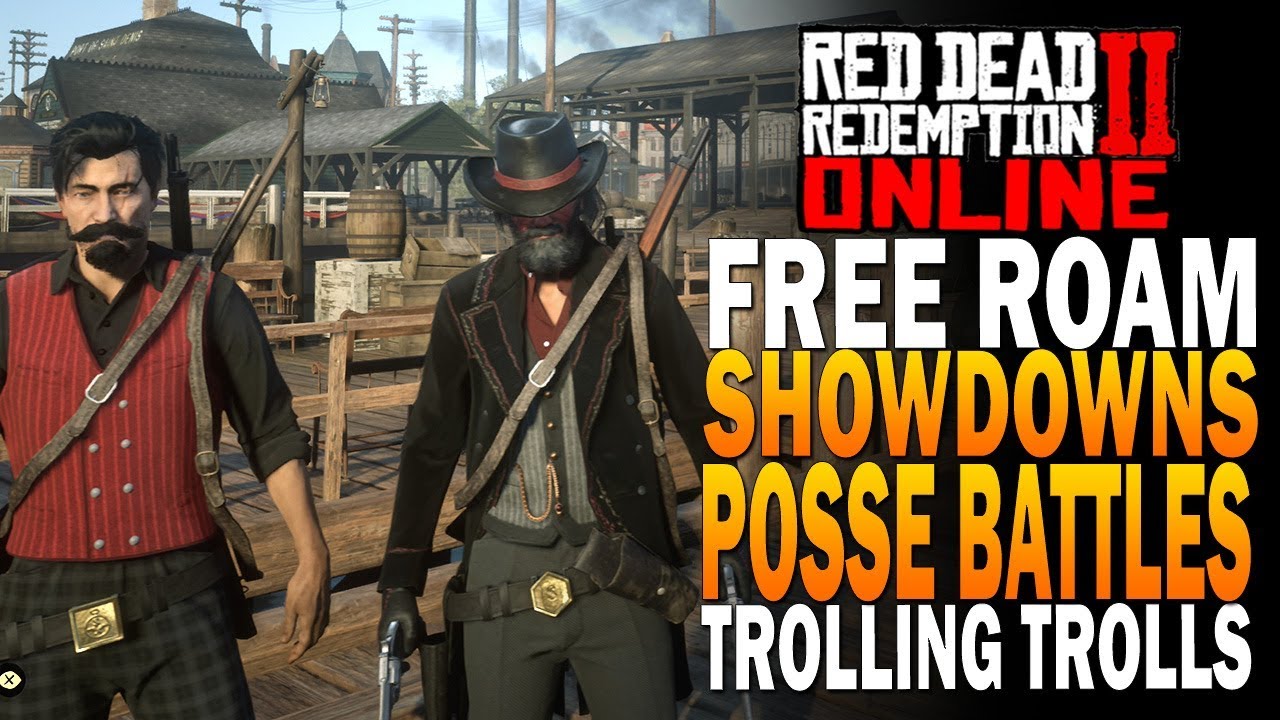 Showdowns, Hunting Trolls, And Free Roam! Red Dead Redemption 2 Online ...