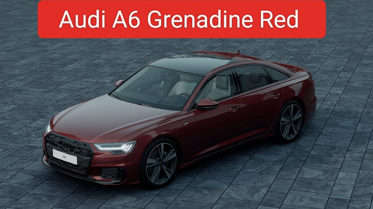 New Audi A6 C8 Grenadine Red 2024 Facelift - The Epitome of Luxury with ...