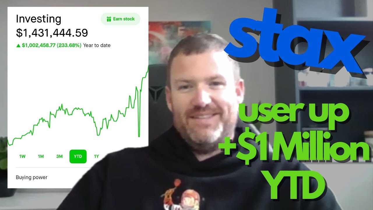 STAX trader up $1Million Year to date! - YouTube